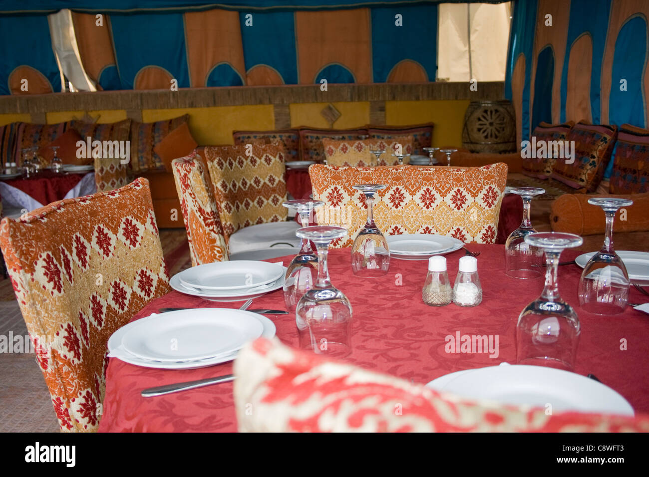 A interior of a Moroccan Restaurant in Marrakech Stock Photo - Alamy
