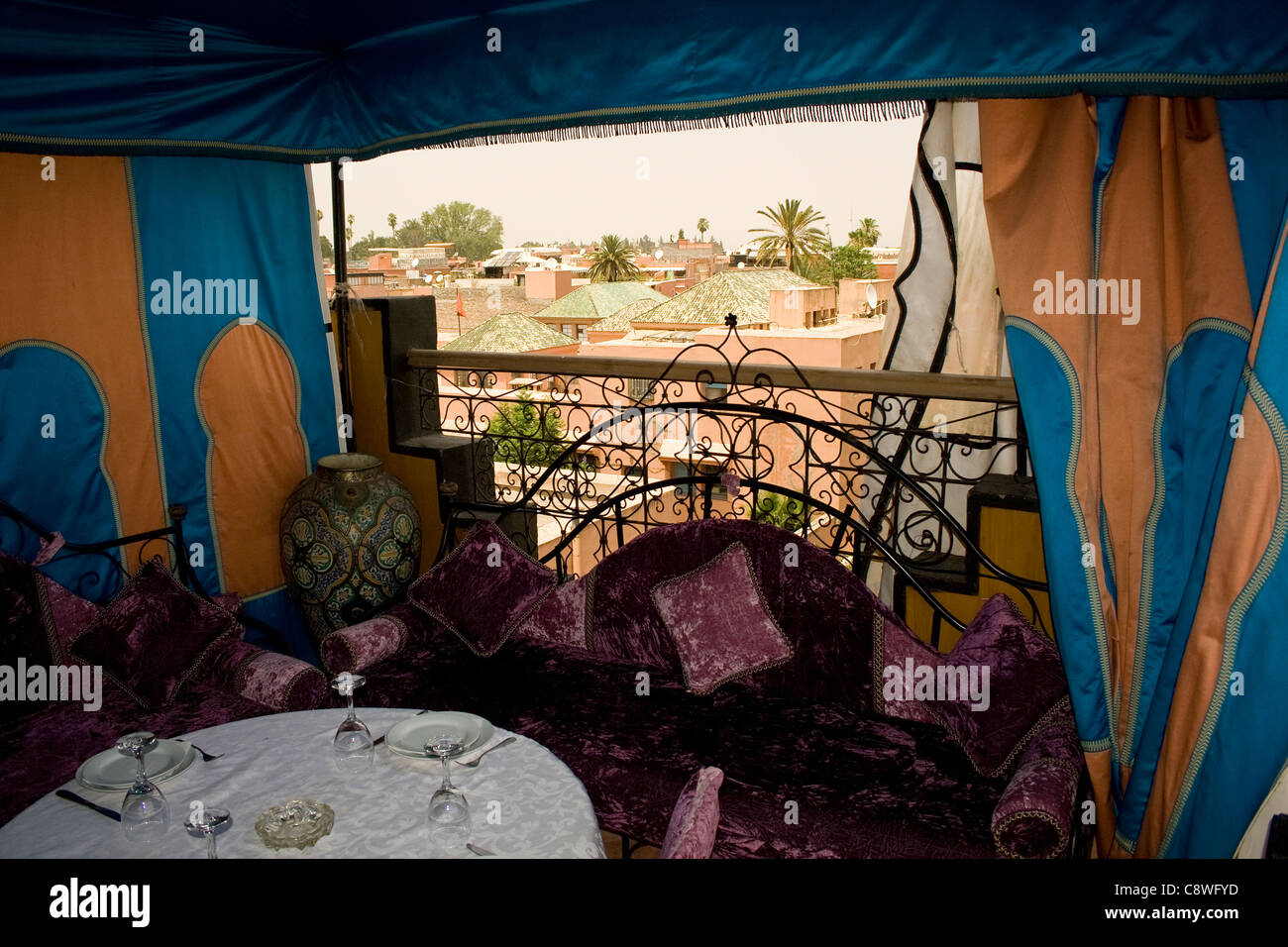Marrakech restaurant view hi-res stock photography and images - Alamy
