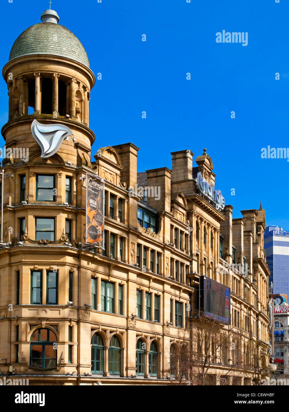 The Triangle Shopping Centre in Manchester England UK in the former ...