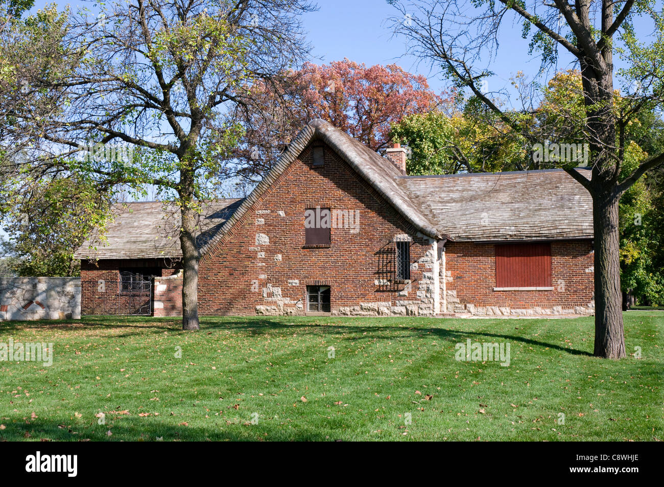 harold zook home at katherine legge memorial park in hinsdale illinois ...