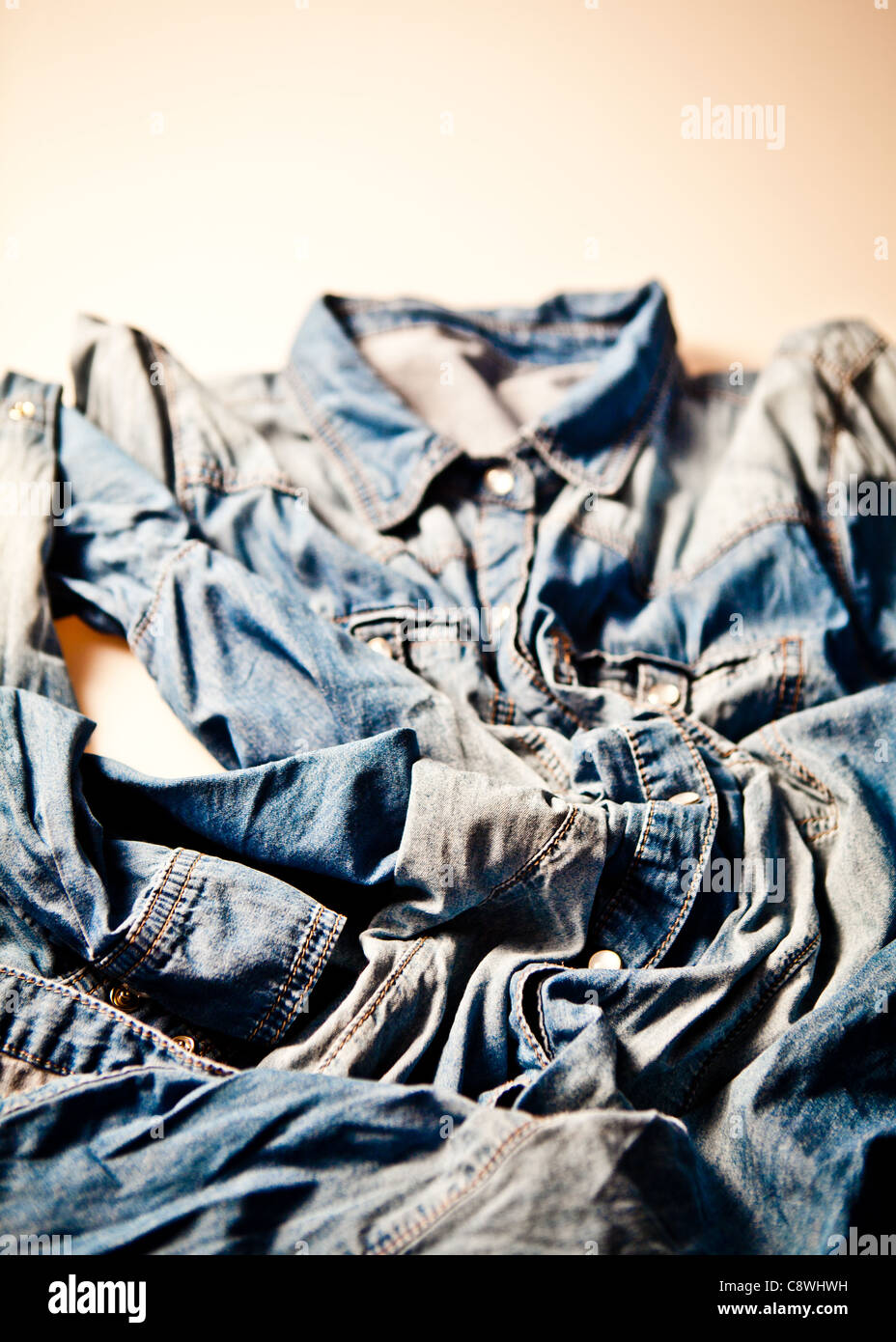 Washed denim hi-res stock photography and images - Alamy