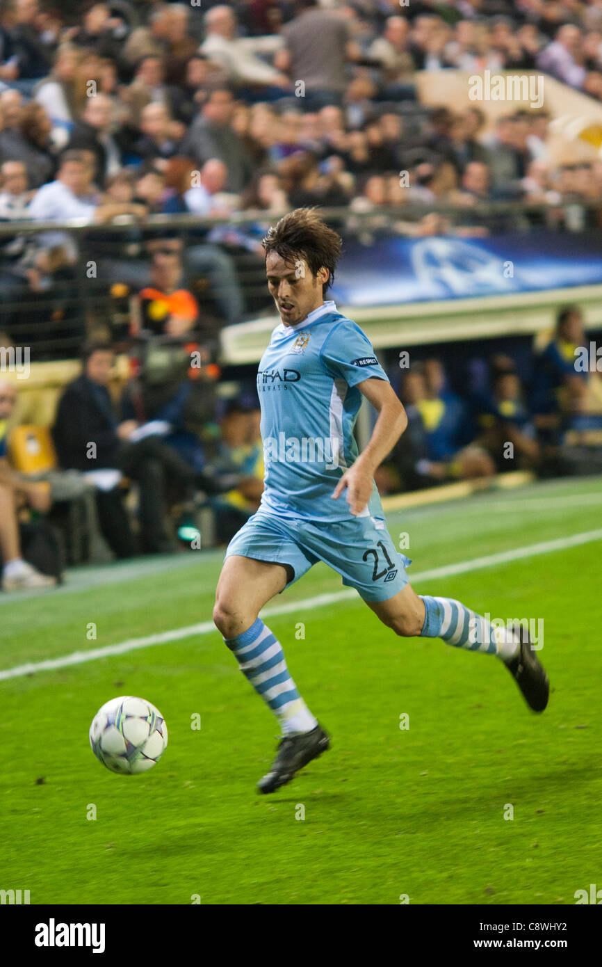 David Silva, spanish player from Manchester City Stock Photo - Alamy