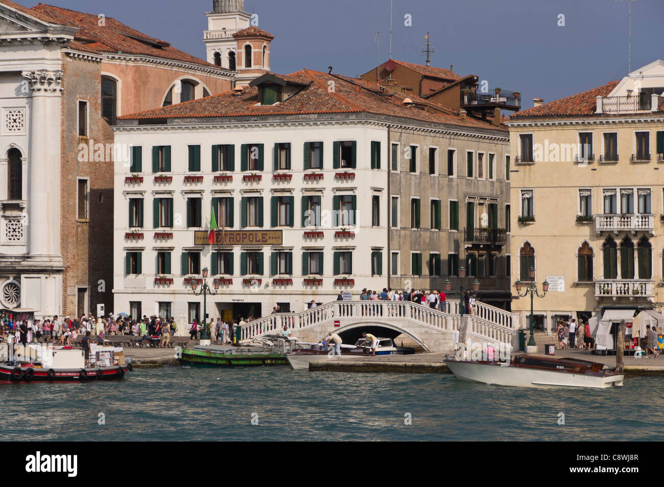 Venice - hotel Metropole Stock Photo - Alamy