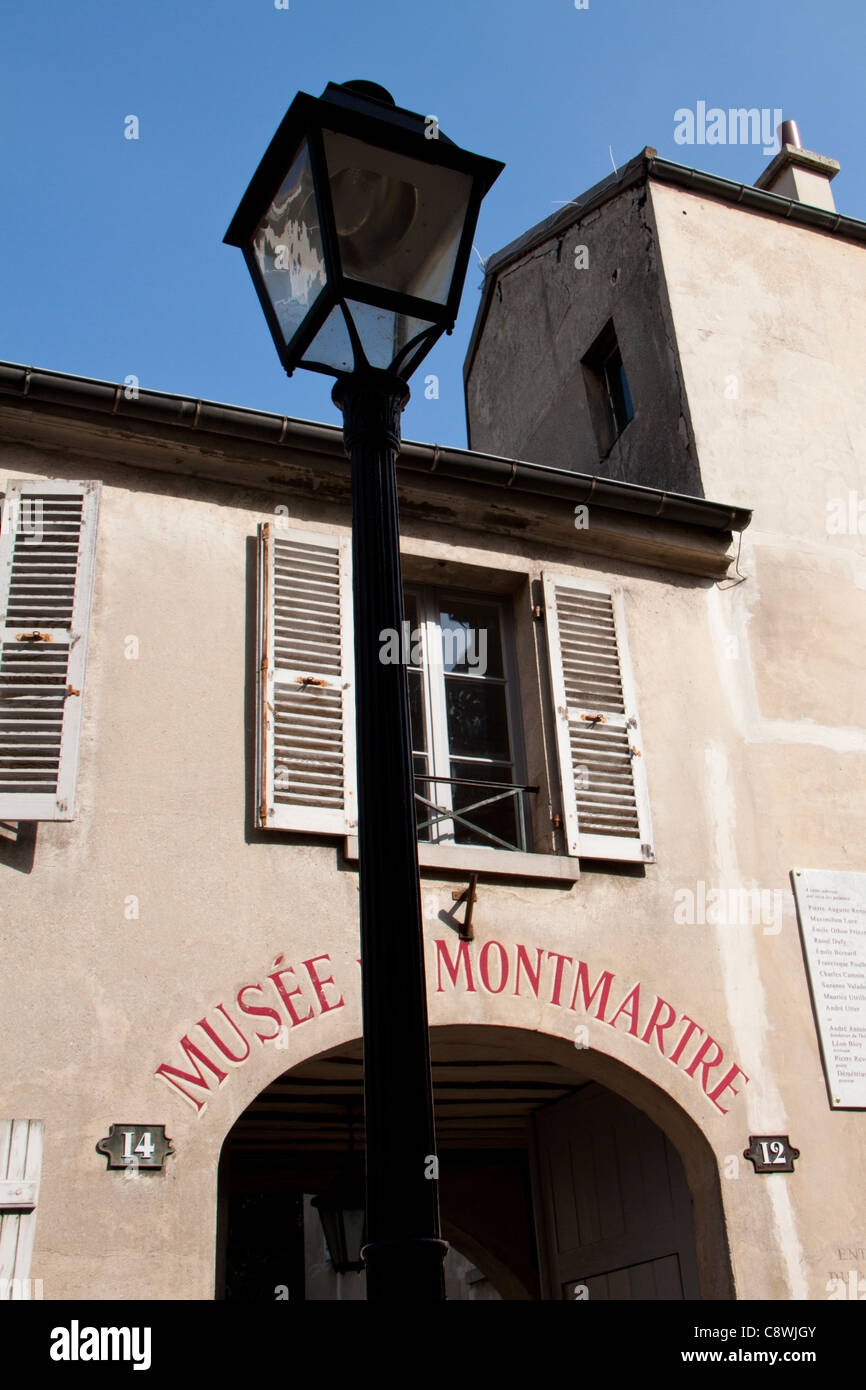 Museum Montmartre in Paris, France Stock Photo - Alamy
