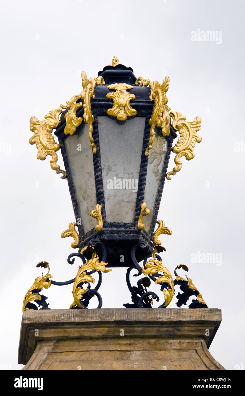 vintage ornamental and historical street lamp Stock Photo - Alamy