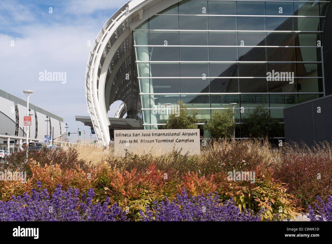 Modern architecture of Mineta San Jose International Airport in ...