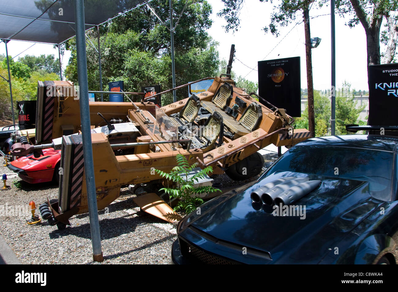 Old Cars at Universal Studios, Los Angeles, California, USA Stock Photo ...