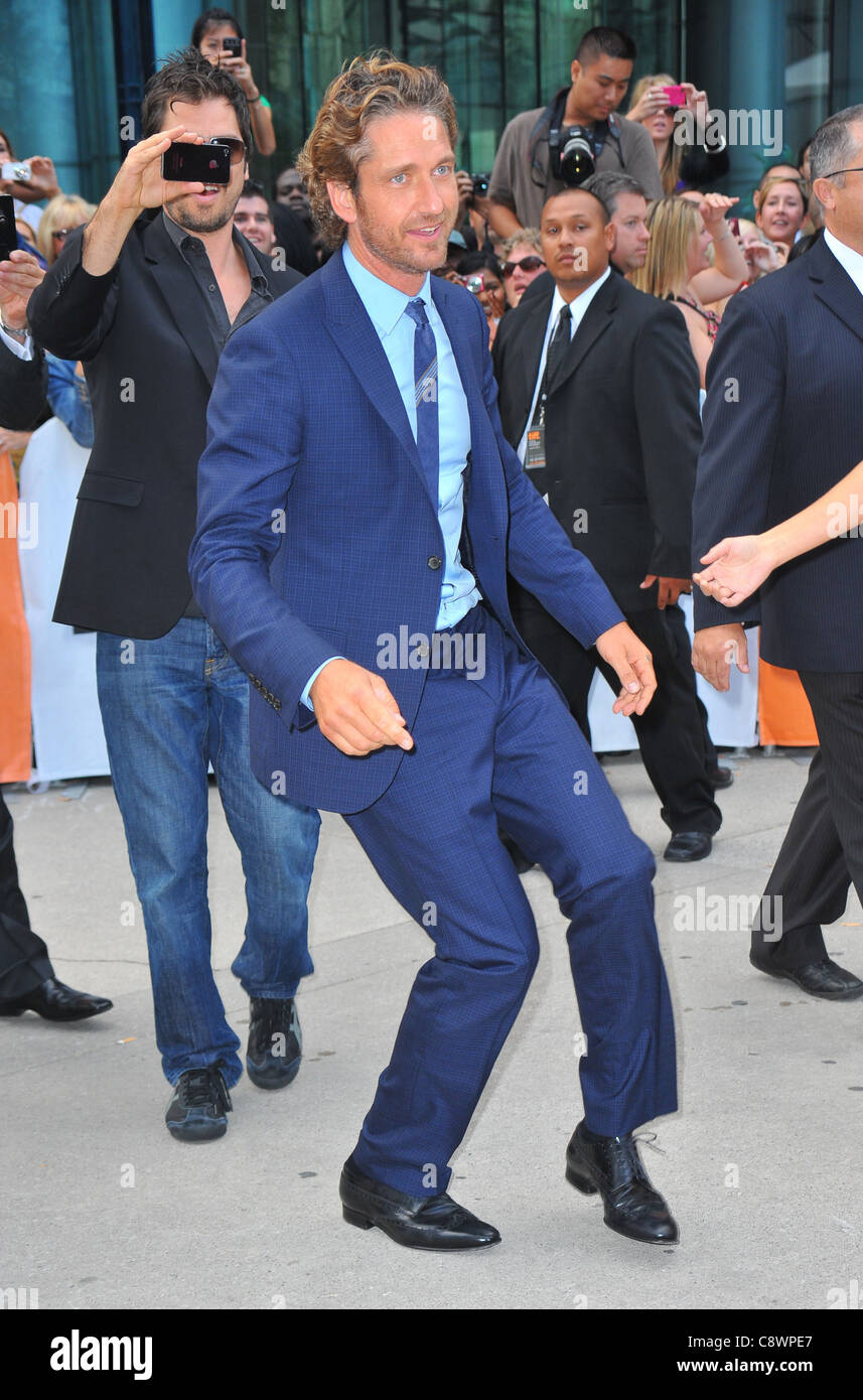 Gerard Butler arrivals MACHINE GUN PREACHER Premiere atToronto ...