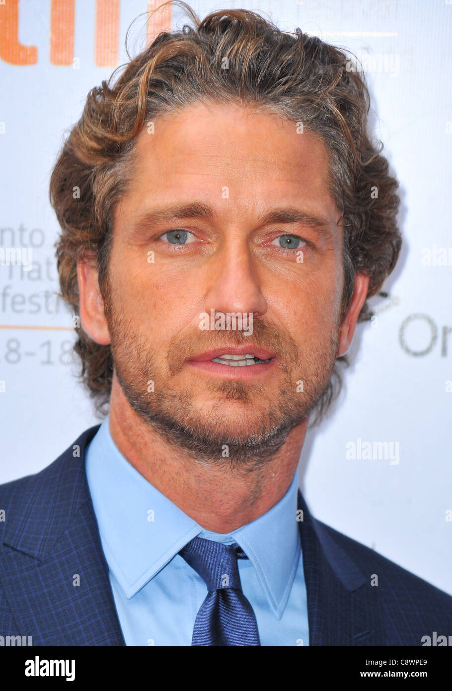 Gerard Butler arrivals MACHINE GUN PREACHER Premiere atToronto ...