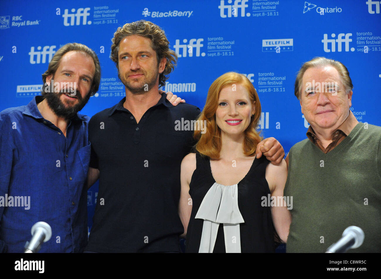 Ralph Fiennes Gerard Butler Jessica Chastain Brian Cox atpress ...