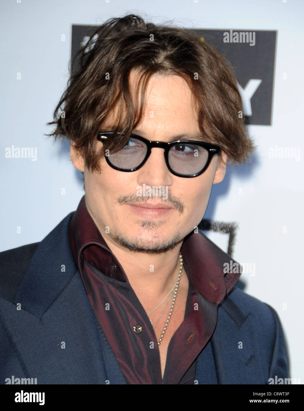 Johnny Depp at arrivals for THE RUM DIARY Premiere, Los Angeles County ...