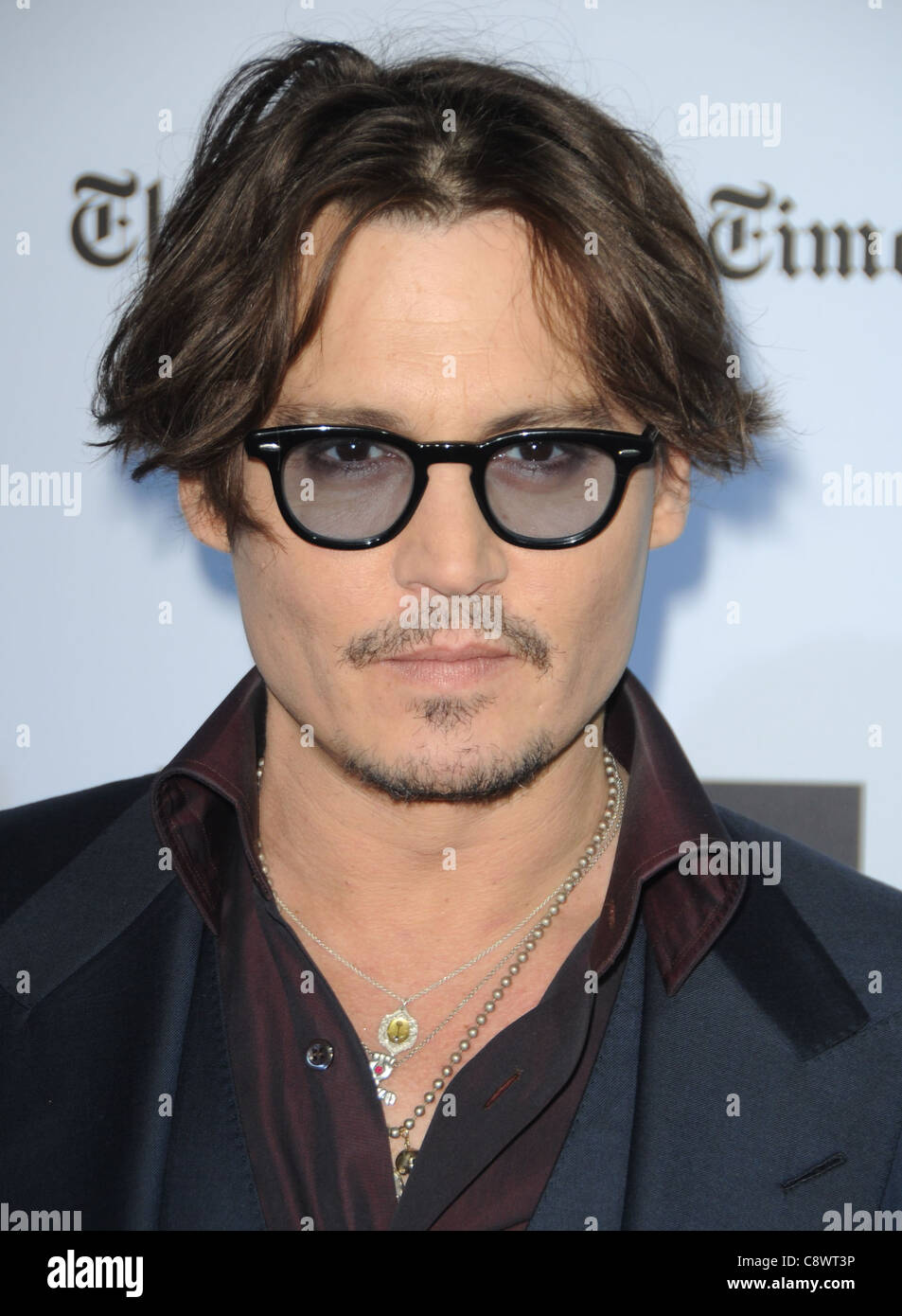 Johnny Depp at arrivals for THE RUM DIARY Premiere, Los Angeles County ...