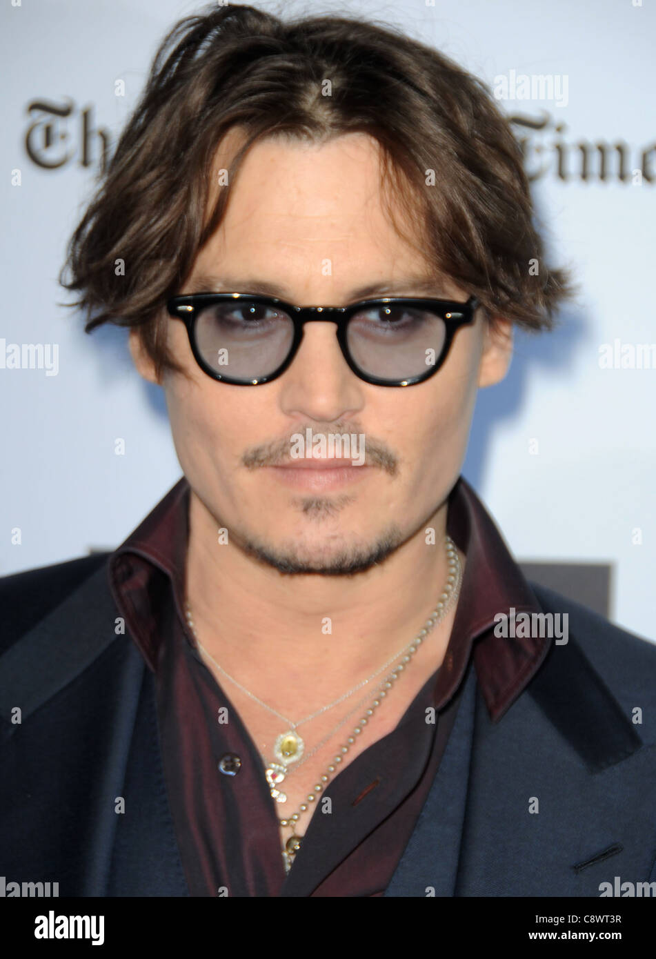 Johnny Depp at arrivals for THE RUM DIARY Premiere, Los Angeles County ...