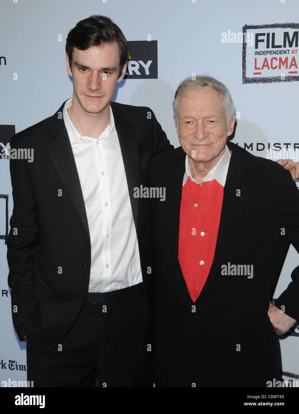 Cooper Hefner, hugh Hefner at arrivals for THE RUM DIARY Premiere, Los ...