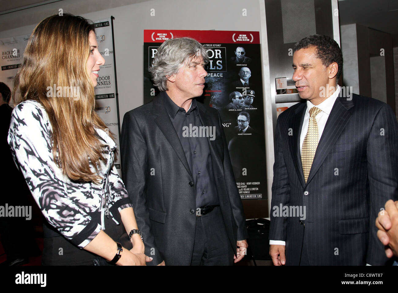 Gitty Leiner, Ken Sunshine, David Patterson at arrivals for Back Door ...