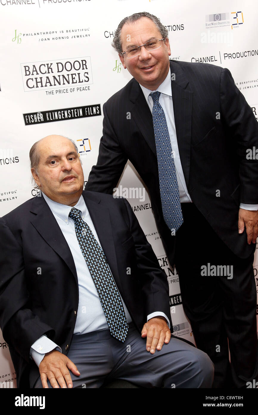 Leon Charney, Marc Schneier at arrivals for Back Door Channels: The ...