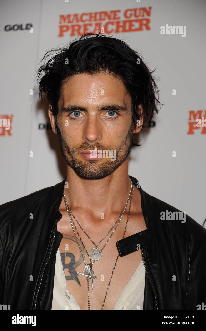 Tyson Ritter at arrivals for MACHINE GUN PREACHER Premiere, MoMA Museum ...