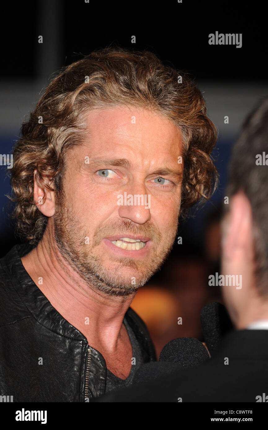 Gerard Butler at arrivals for MACHINE GUN PREACHER Premiere, MoMA ...