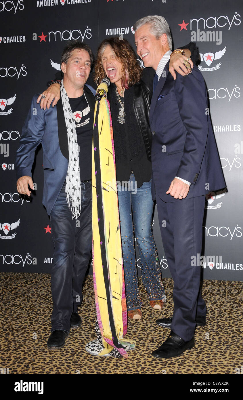 Andy Hilfiger, Steven Tyler, Terry Lundgren at arrivals for Steven ...