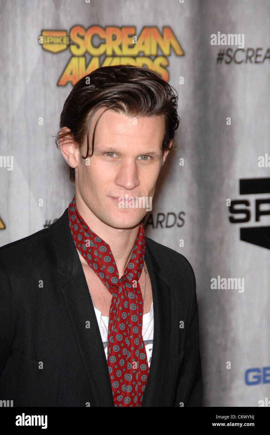 Matt Smith at arrivals for SCREAM Awards 2011 by Spike TV, Universal ...
