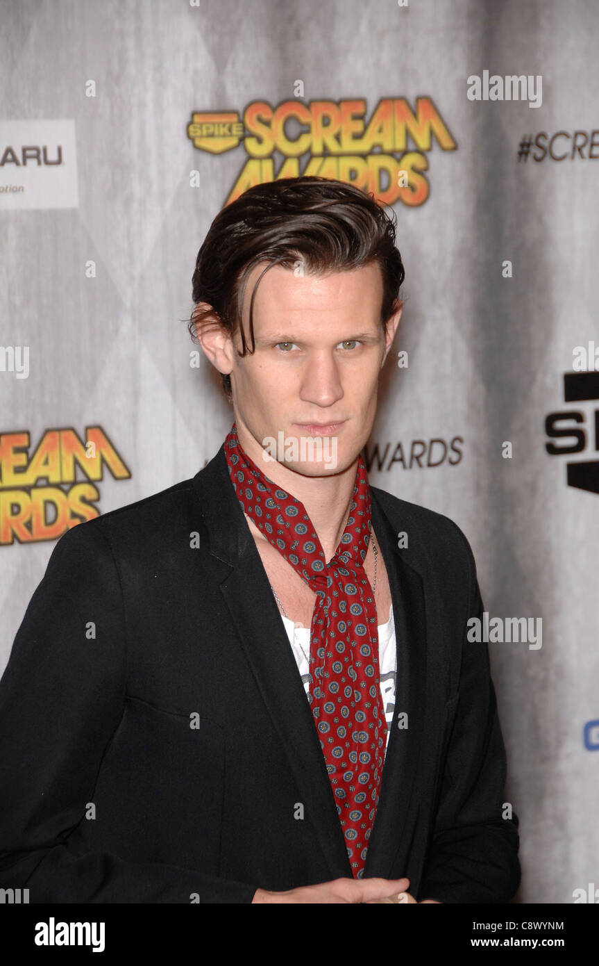 Matt Smith at arrivals for SCREAM Awards 2011 by Spike TV, Universal ...