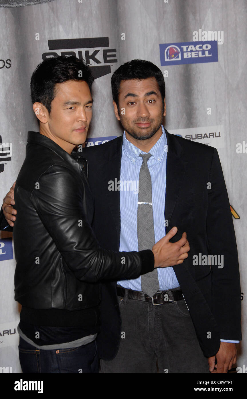 John Cho and Kal Penn at arrivals for SCREAM Awards 2011 by Spike TV ...