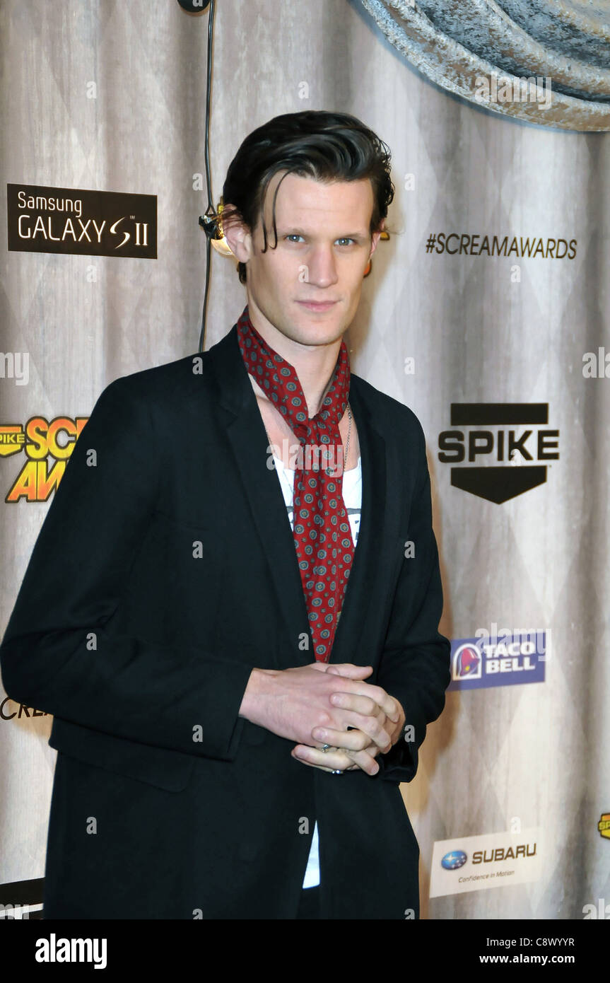 Matt Smith at arrivals for SPIKE TV SCREAM Awards 2011, Universal ...