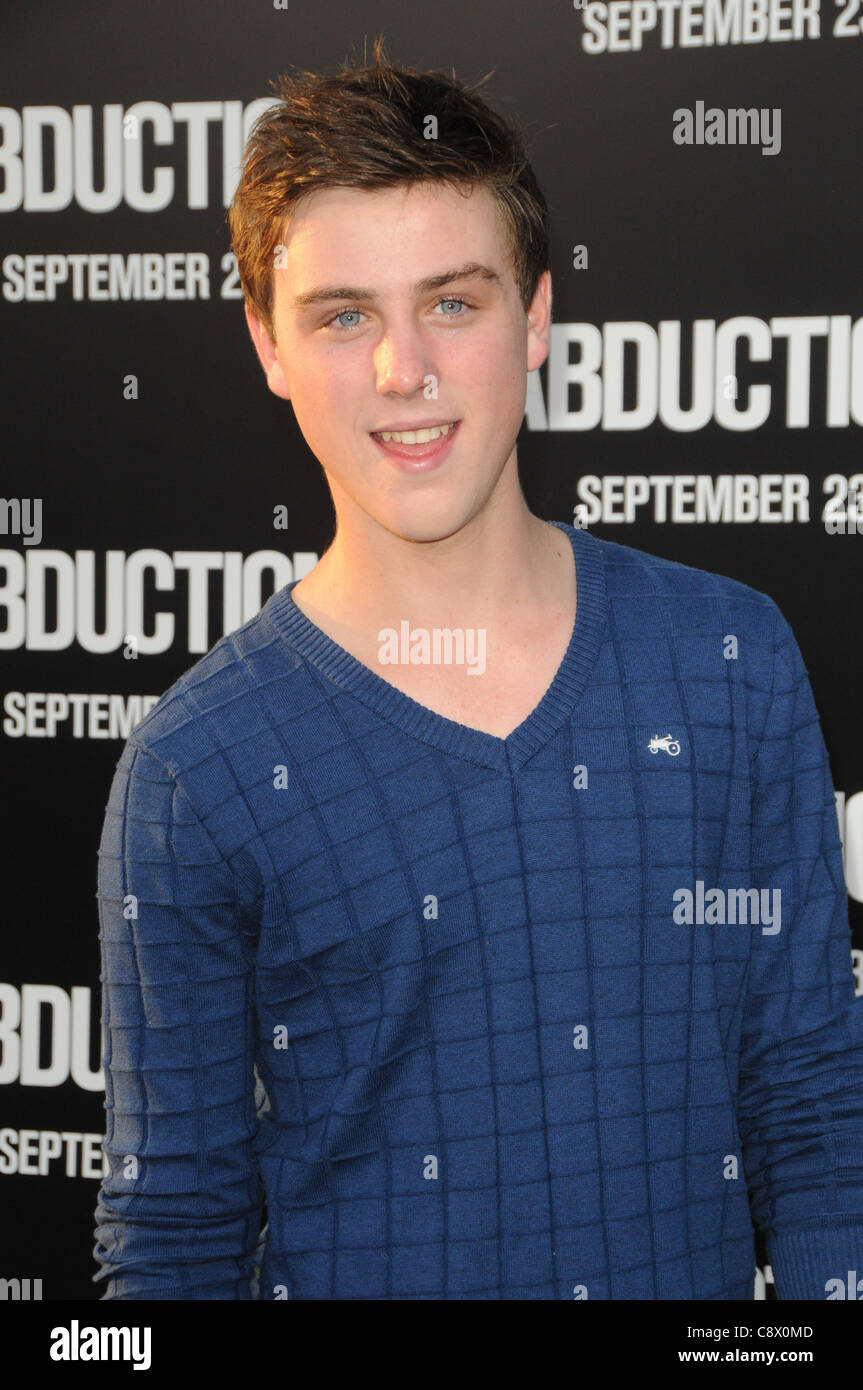 Sterling Beaumon at arrivals for ABDUCTION Premiere, Grauman's Chinese ...