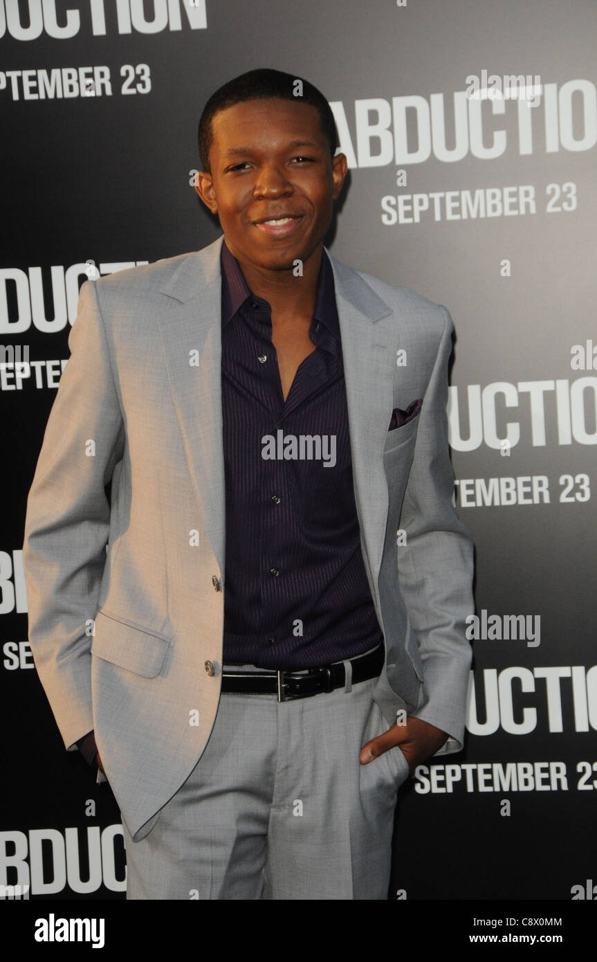 Denzel Whitaker at arrivals for ABDUCTION Premiere, Grauman's Chinese ...