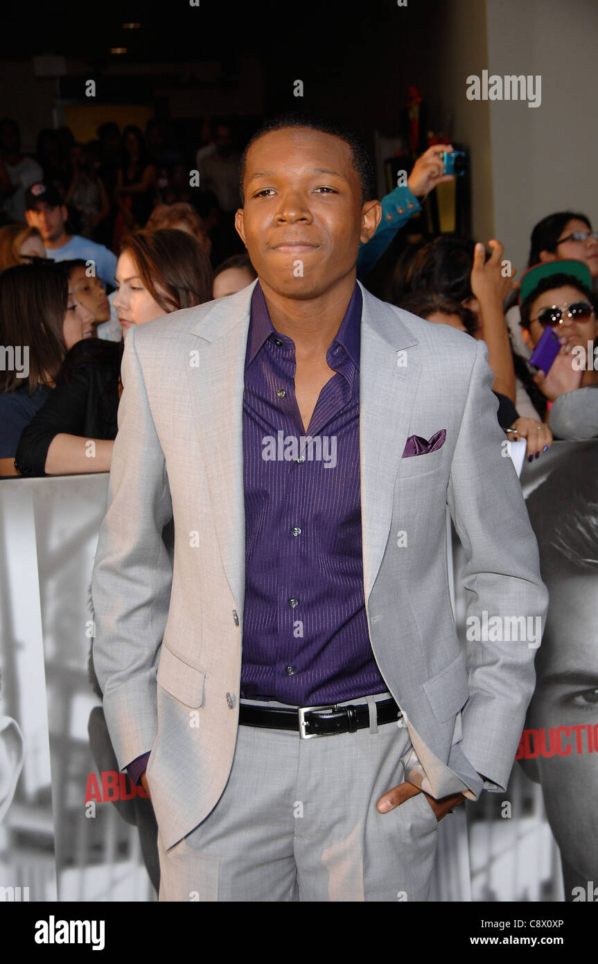 Denzel Whitaker at arrivals for ABDUCTION Premiere, Grauman's Chinese ...