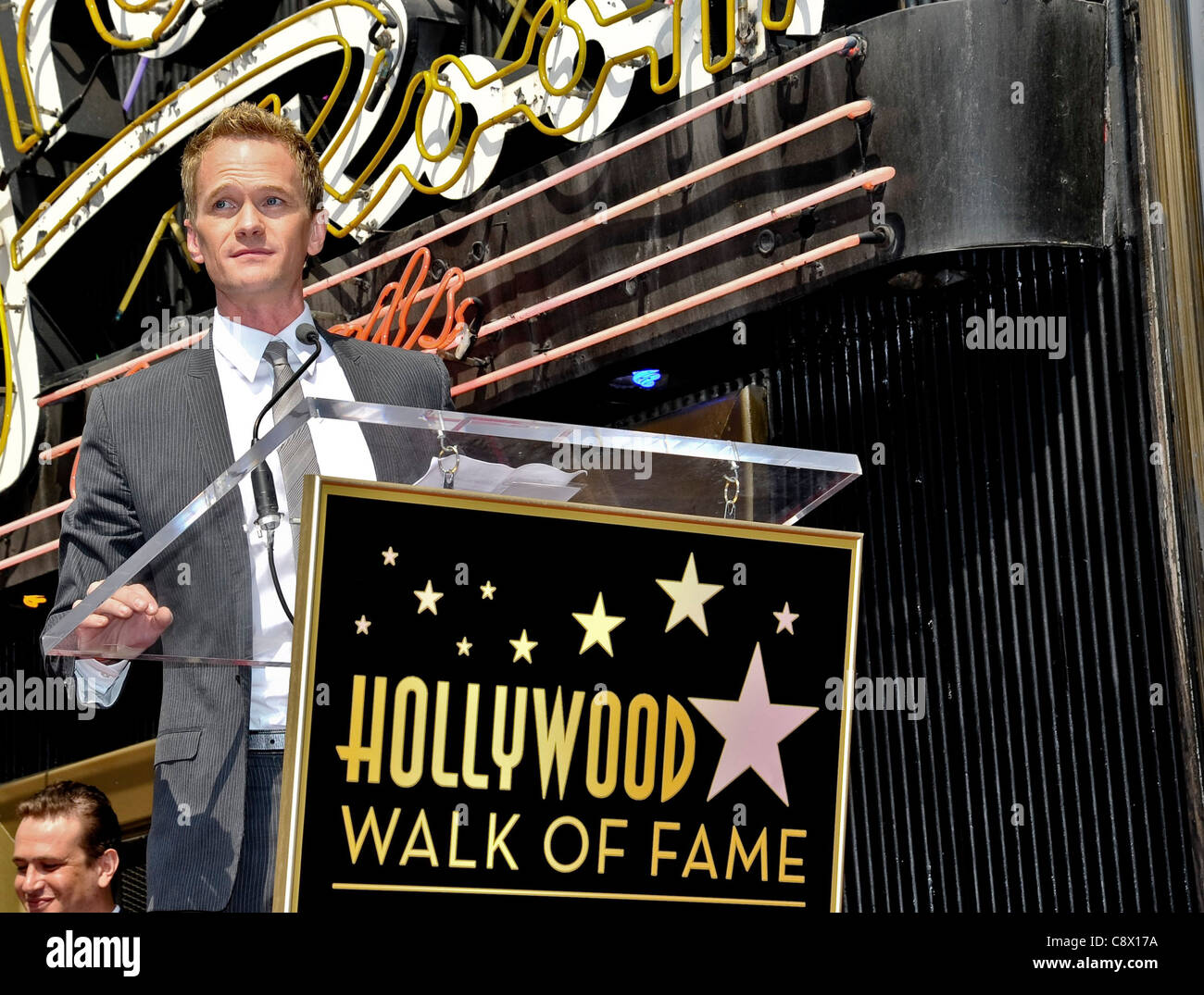 Neil Patrick Harris at the induction ceremony for Star on the Hollywood ...