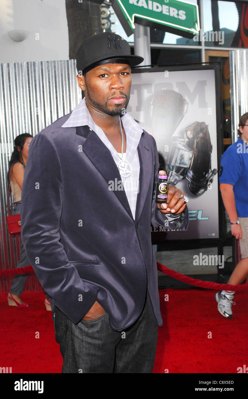 Curtis Jackson aka 50 Cent arrivals REAL STEEL Premiere Gibson Theatre ...