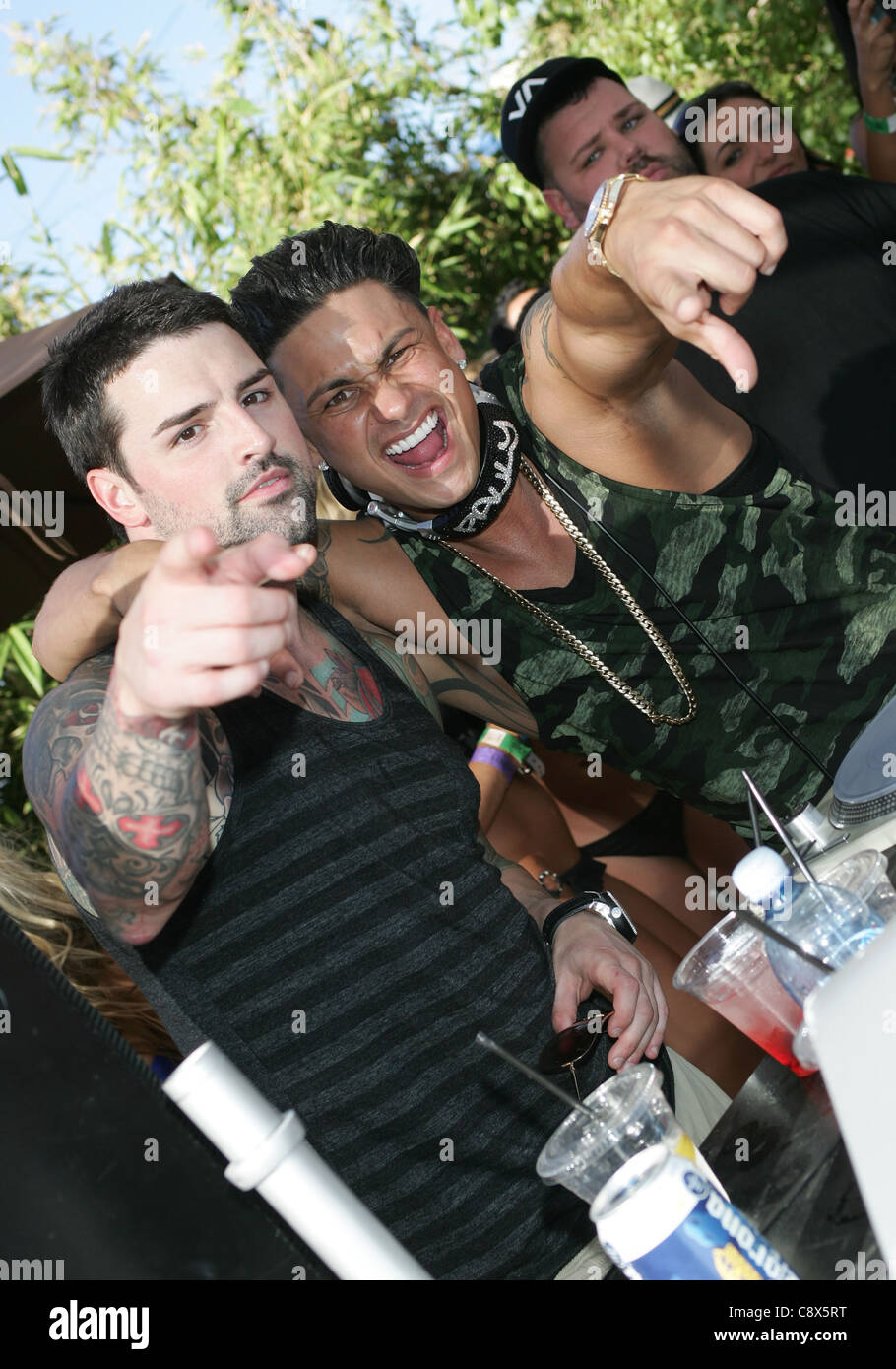 Paul "DJ Pauly D" DelVecchio in attendance STRIKEFORCE Fighter Ryan ...