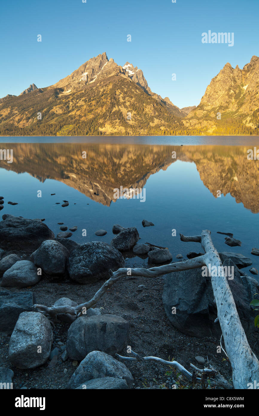 Jenny Lake in the Grand Teton National Park was formed approximately ...
