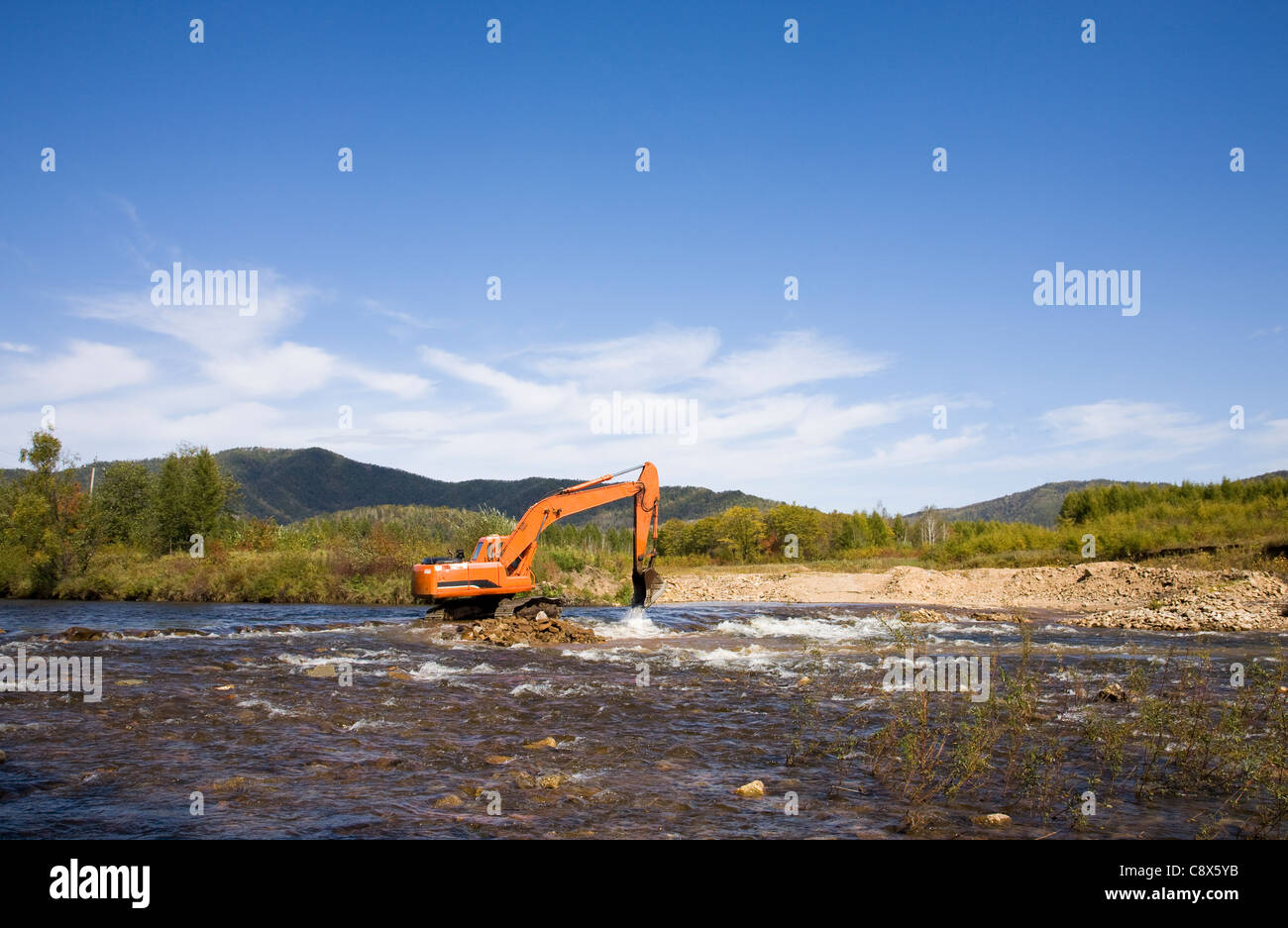 River dredging hi-res stock photography and images - Alamy