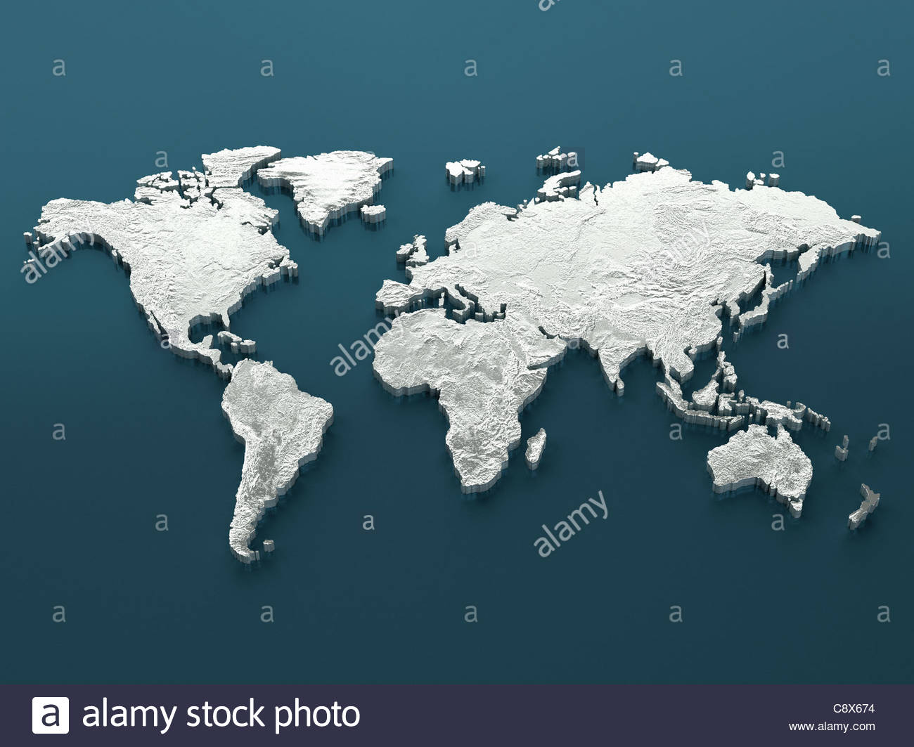 World Map Illustration Stock Photos & World Map Illustration Stock ...