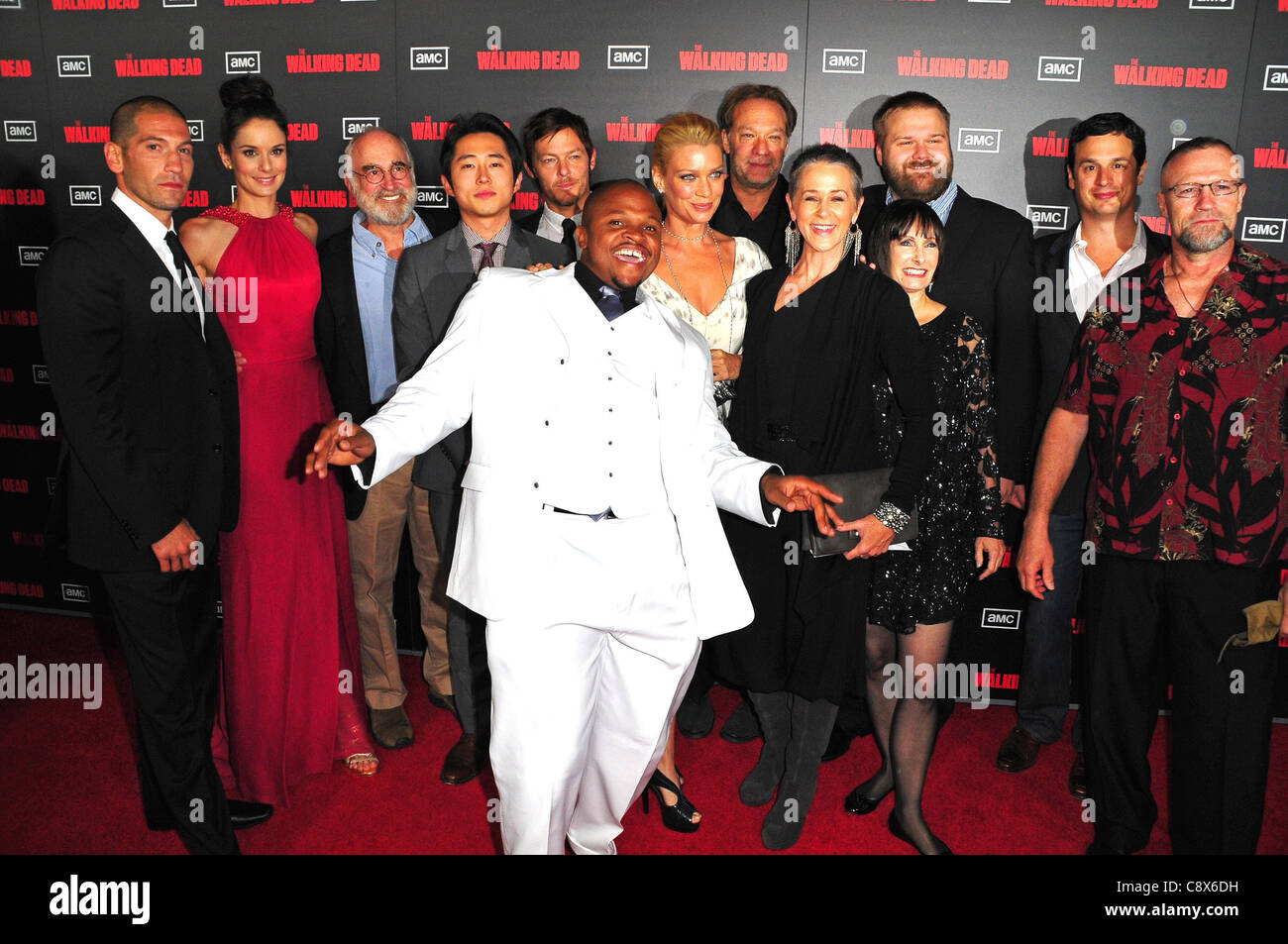 Cast Of The Walking Dead At Arrivals For The Walking Dead Season Two