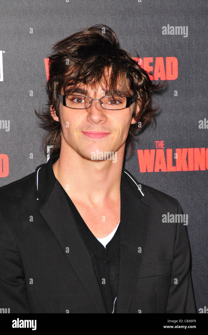 Rj Mitte At Arrivals For The Walking Dead Season Two Premiere L A