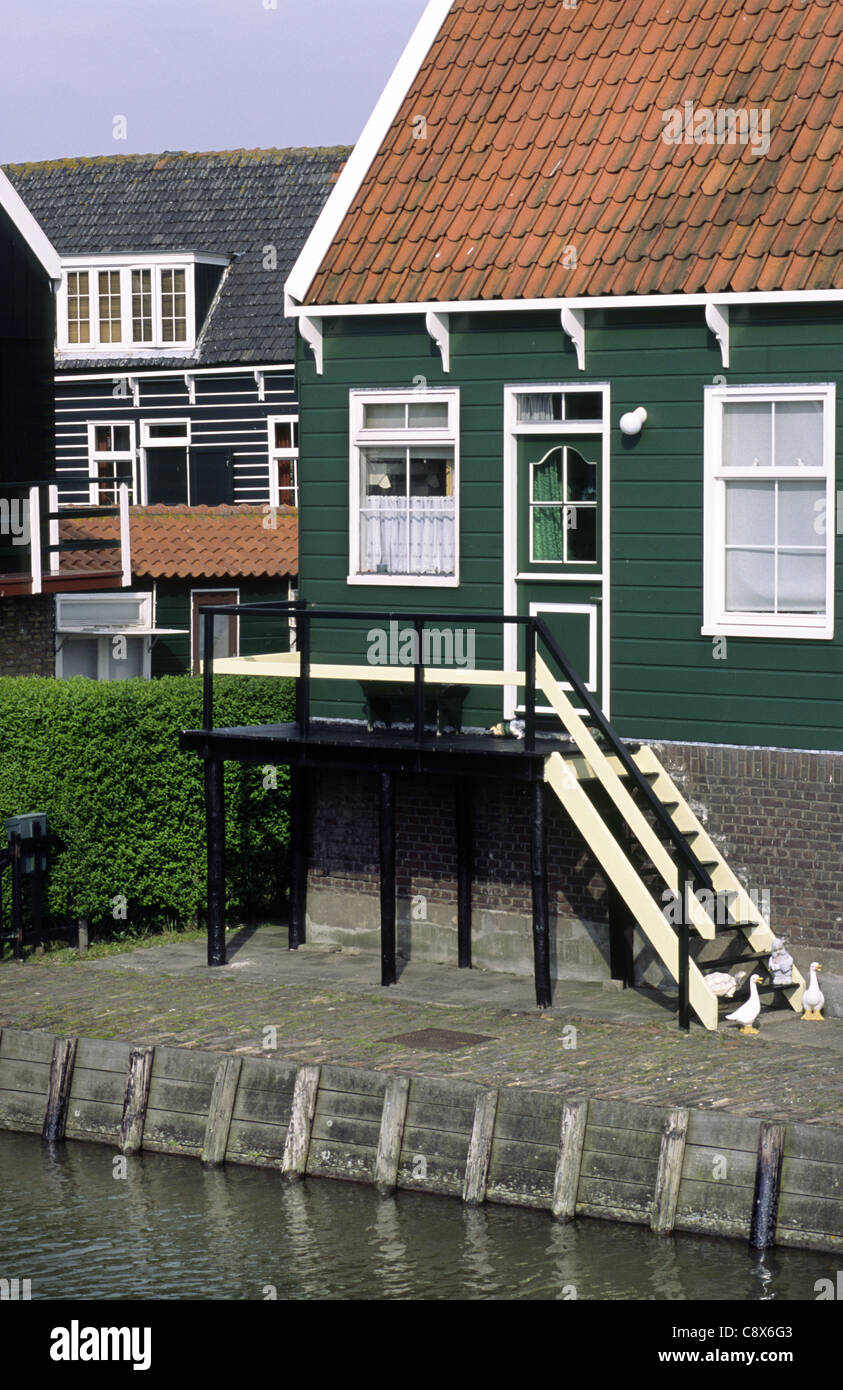 Dutch houses. Marken, Holland Stock Photo - Alamy