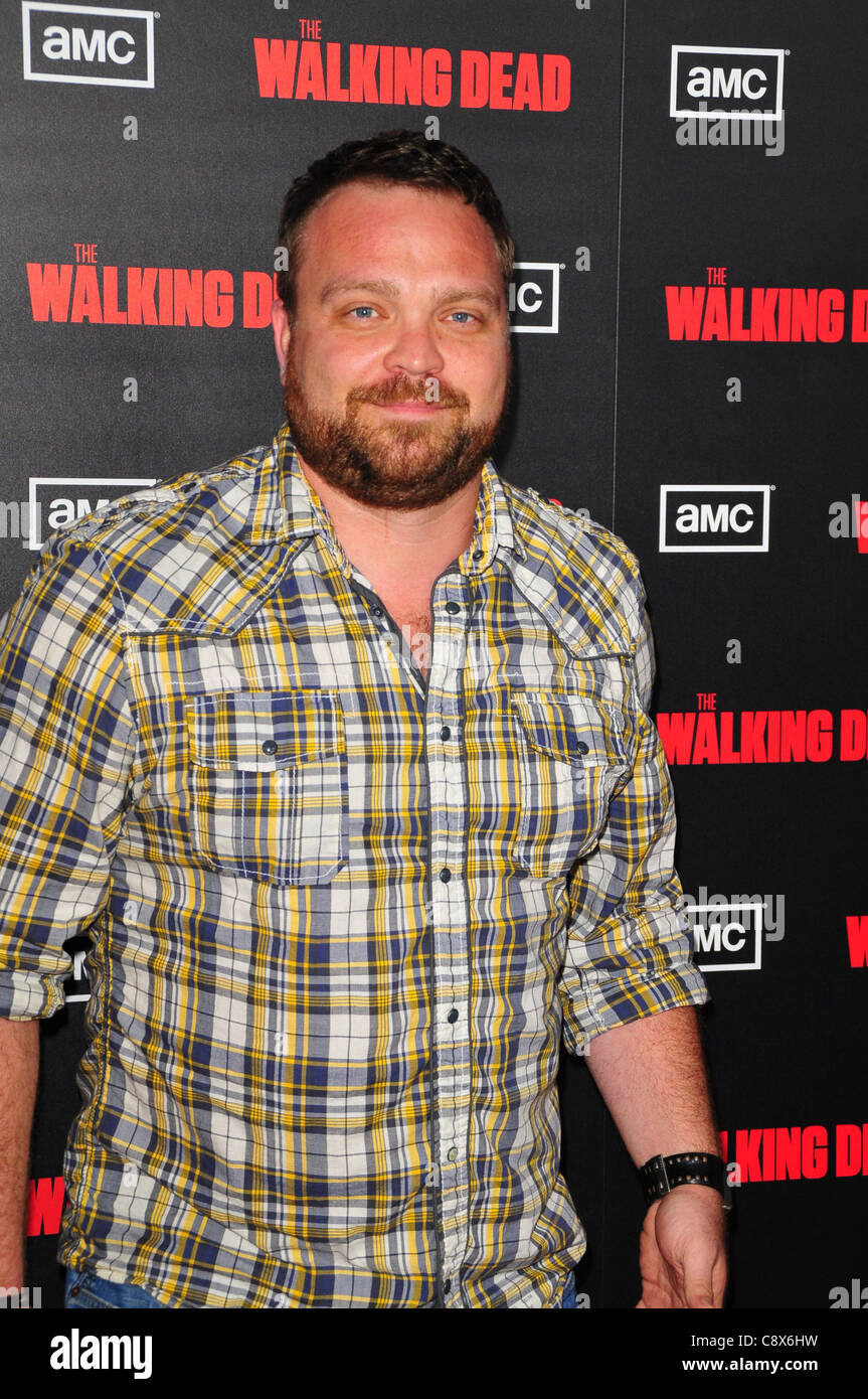 Drew Powell At Arrivals For The Walking Dead Season Two Premiere L A