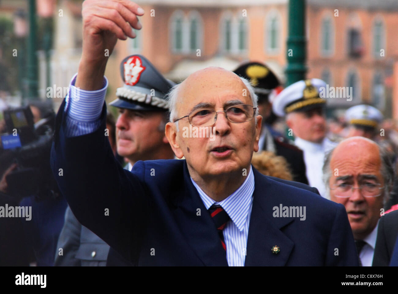 President of Italy Giorgio Napolitano Stock Photo - Alamy