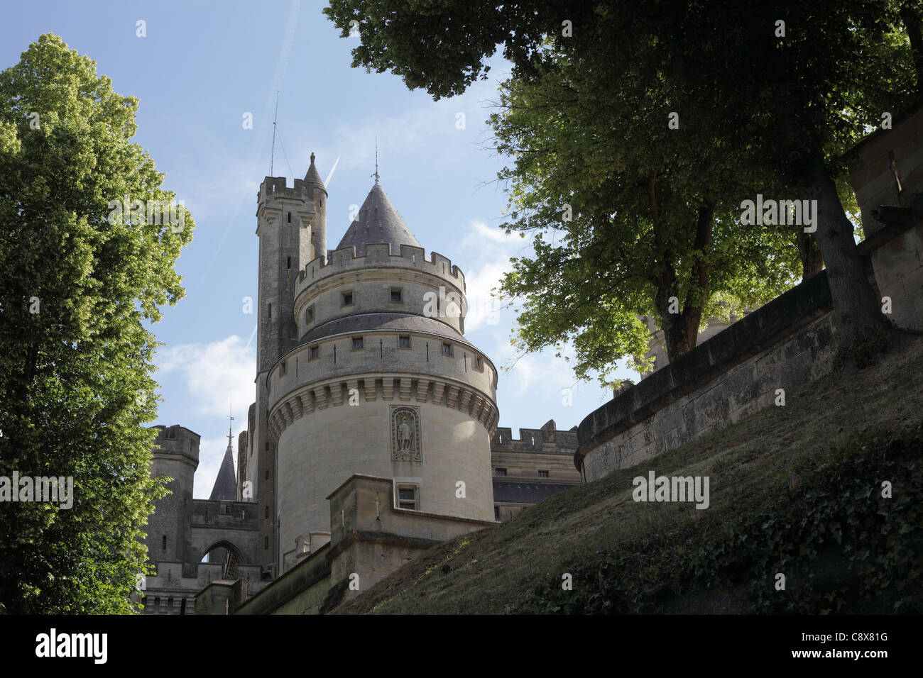 The Castle at Pierrefonds, France Stock Photo - Alamy