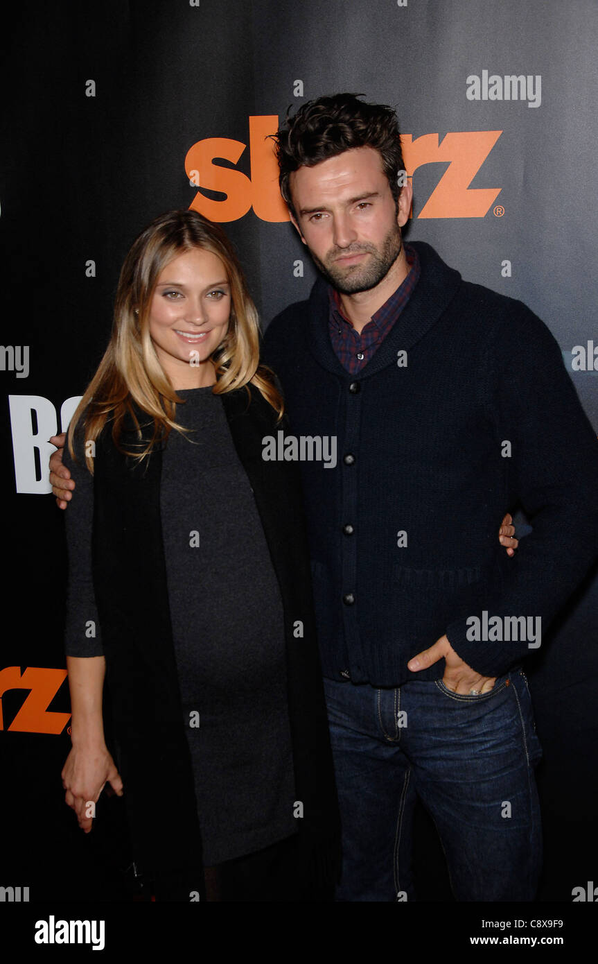 Spencer Grammer James Hesketh arrivals BOSS Season One Premiere on ...