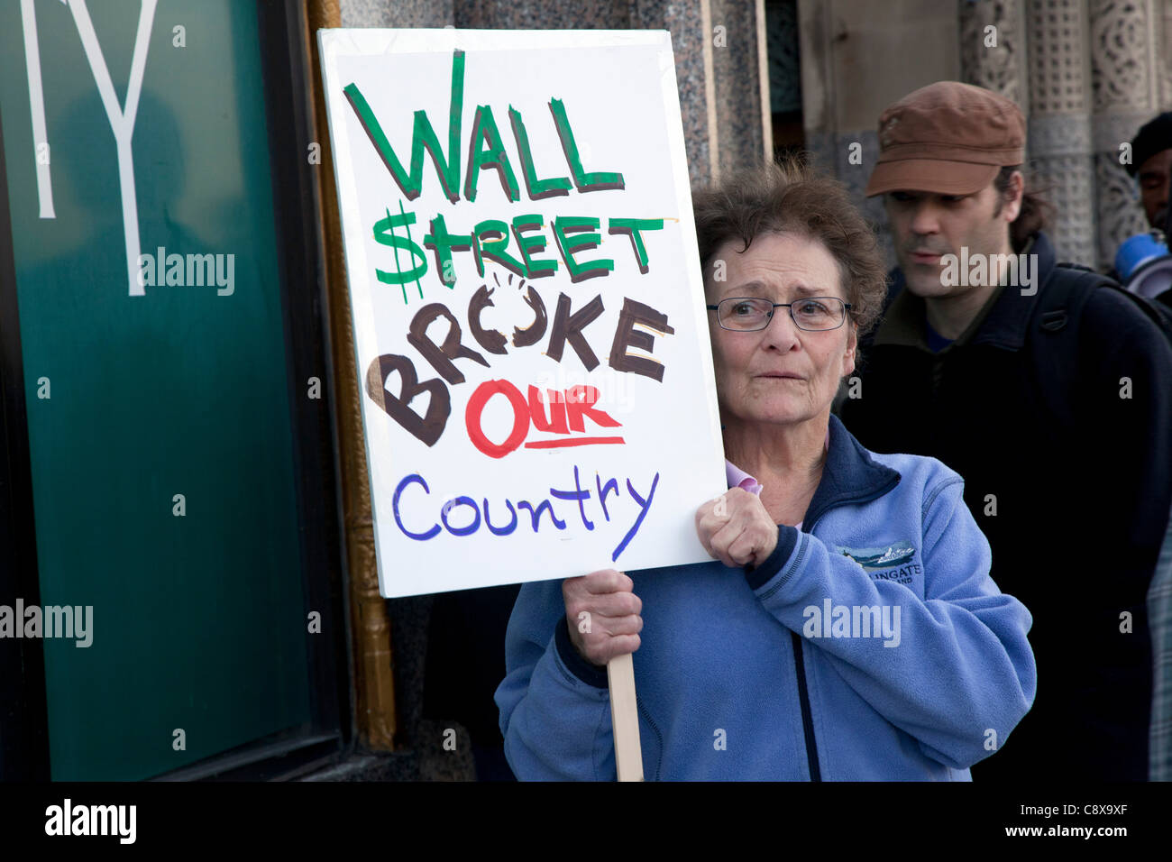 Detroit, Michigan - Members of Occupy Detroit picket an appearance by ...
