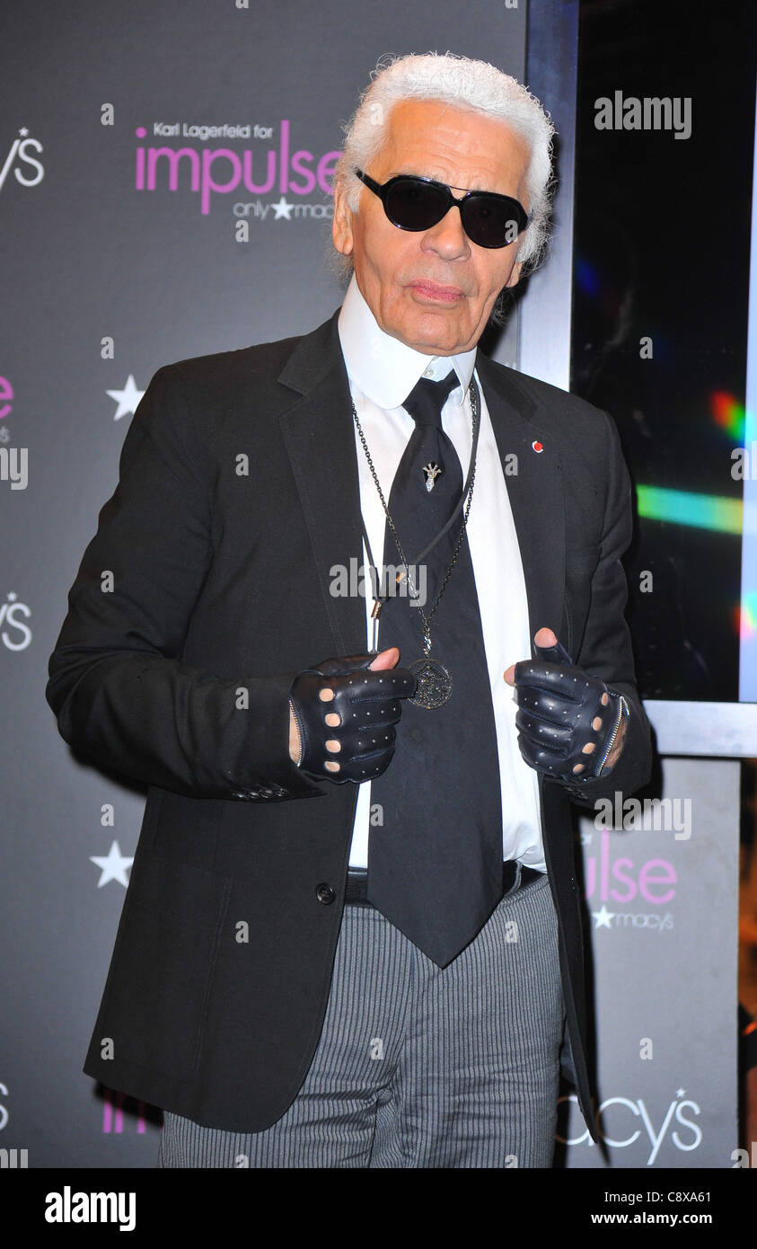 Karl Lagerfeld in-store appearance Karl Lagerfeld Chanel Collection ...