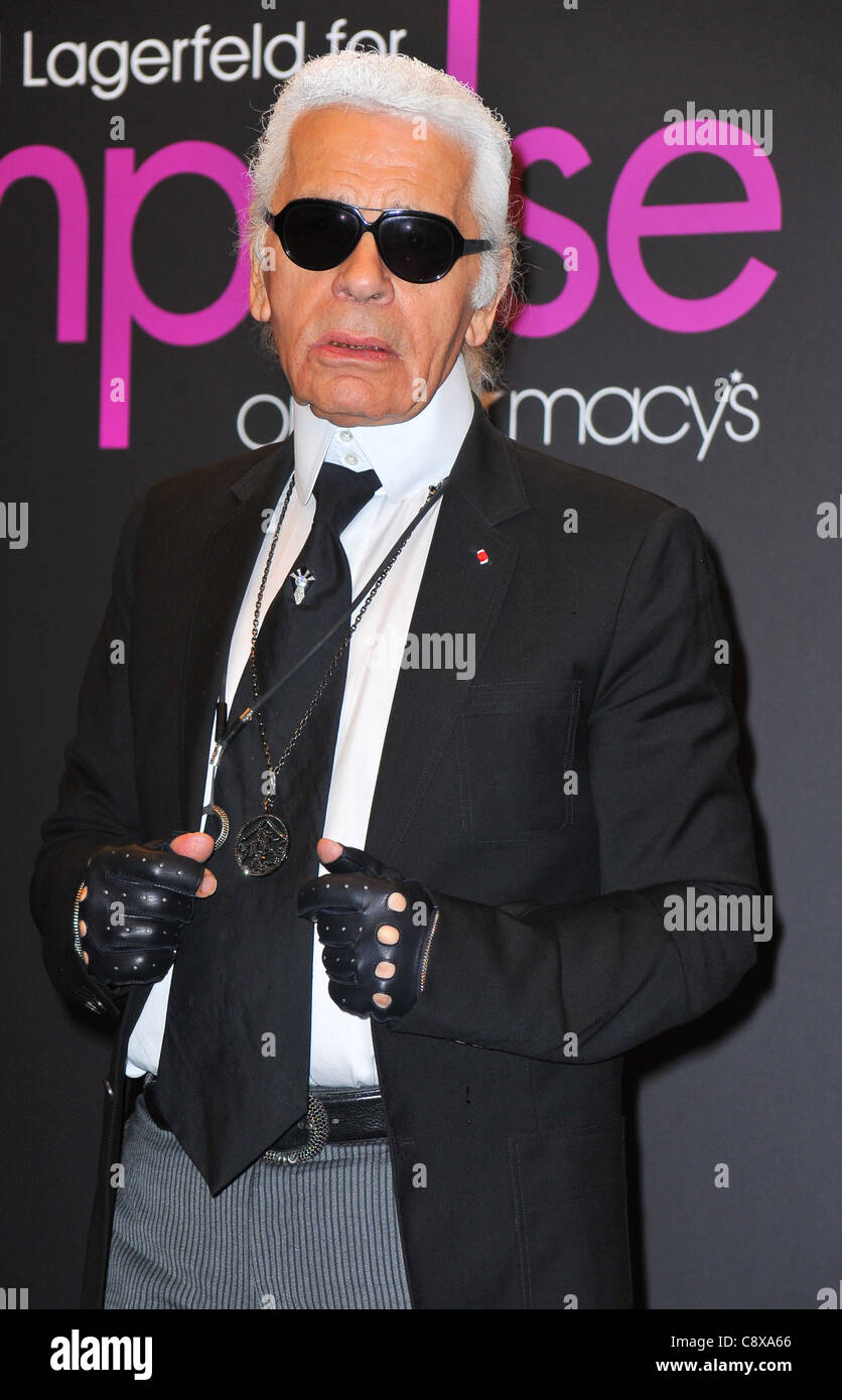 Karl Lagerfeld in-store appearance Karl Lagerfeld Chanel Collection ...