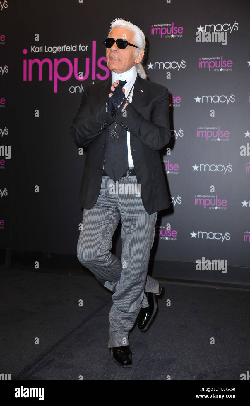 Karl Lagerfeld in-store appearance Karl Lagerfeld Chanel Collection ...