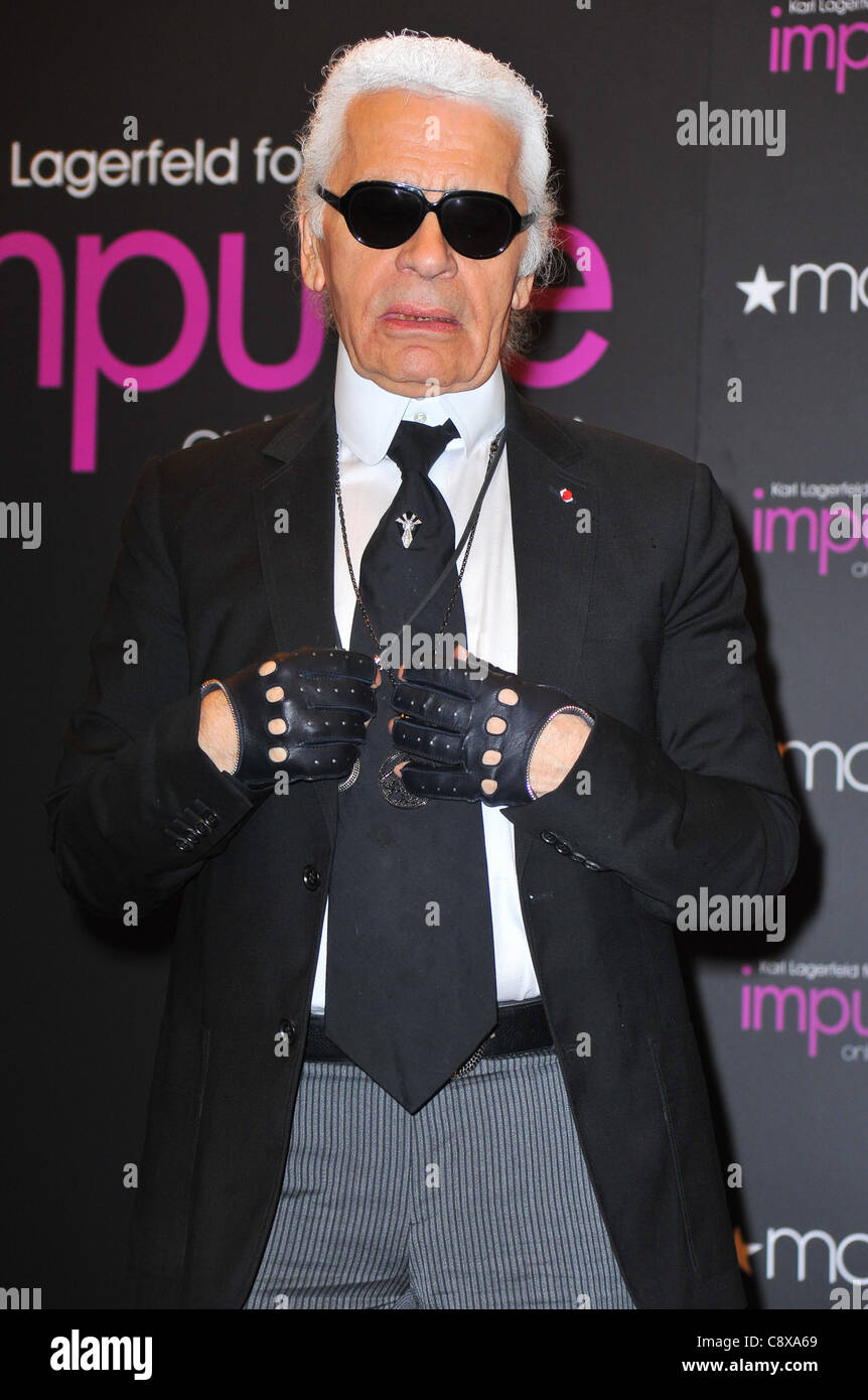 Karl Lagerfeld in-store appearance Karl Lagerfeld Chanel Collection ...