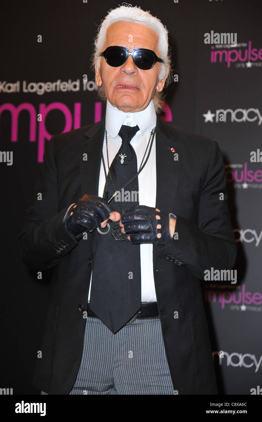 Karl Lagerfeld in-store appearance Karl Lagerfeld Chanel Collection ...