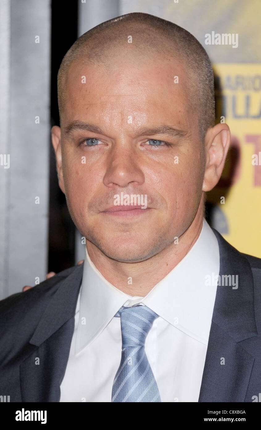 Matt Damon arrivals CONTAGION Premiere Jazz Lincoln Center Rose Theater ...